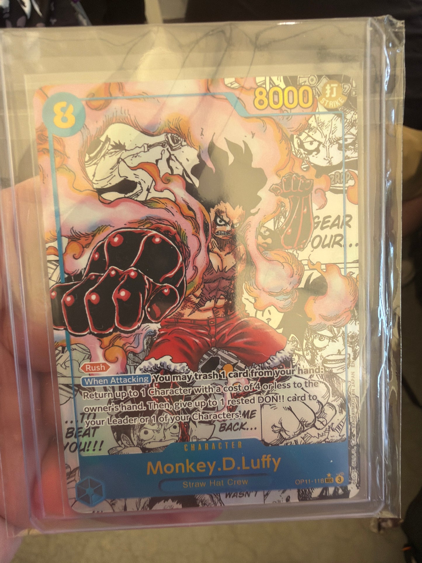 Monkey.D.Luffy OP11-118 manga alt art – The Final Boss Collectables