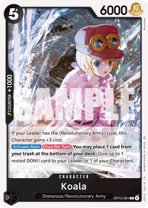 Koala (Carrying On His Will)(OP13-081) – The Final Boss Collectables