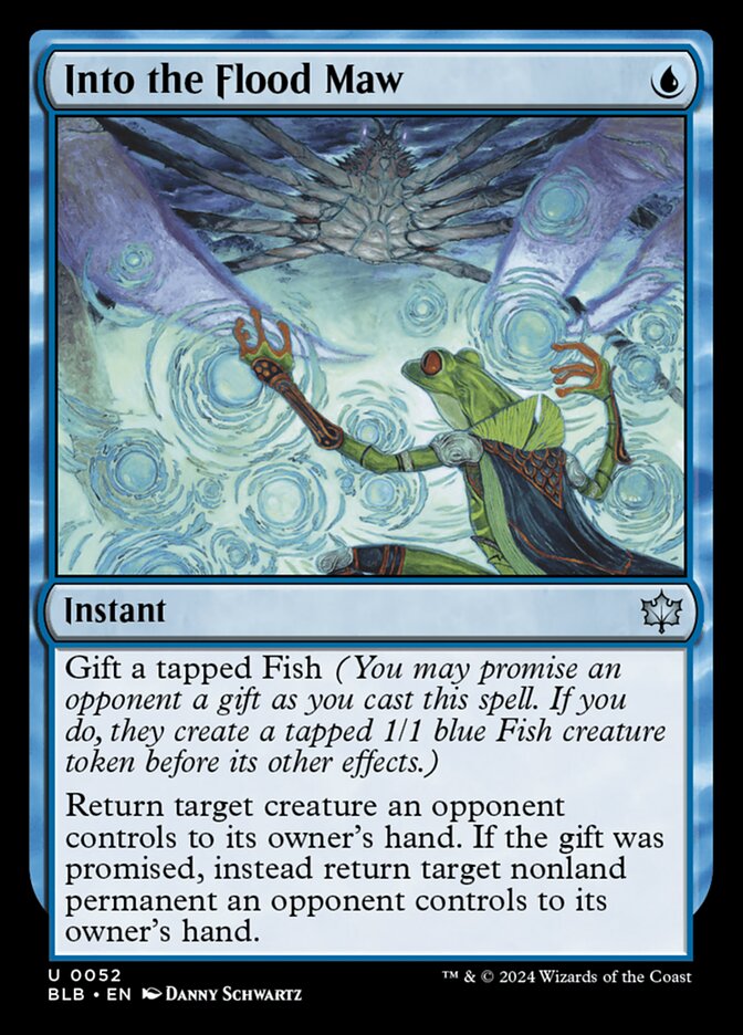 Into the Flood Maw (Bloomburrow)(BLB-0052)(U) – The Final Boss Collectables